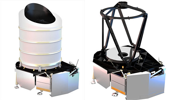 Drawings of the Euclid payload module | The Planetary Society