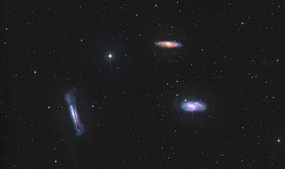The Leo Triplet - M65, M66 & NGC3628 | The Planetary Society