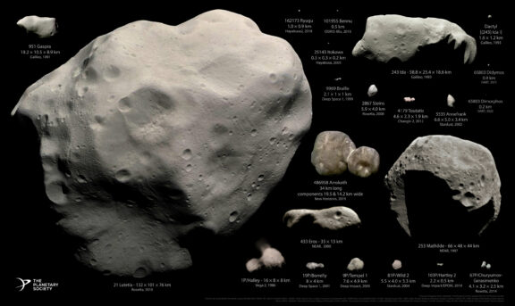 Small Asteroids and Comets Visited by… | The Planetary Society