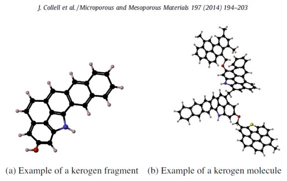 Models of kerogen molecules | The Planetary Society