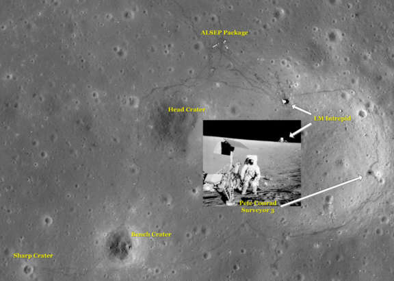 Apollo 12 landing site | The Planetary Society