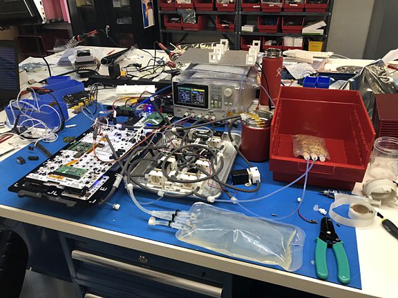 Full lab bench setup of CubeLab barley seed… | The Planetary Society