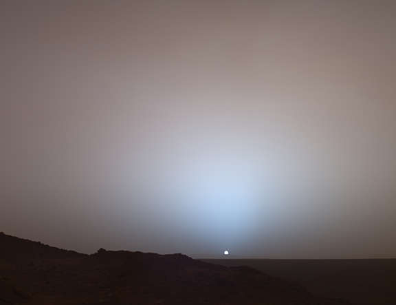 Spirit's sunset on Mars | The Planetary Society