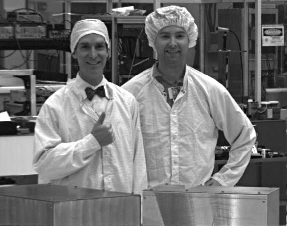 Bill Nye and Jim Bell Test the MER Pancam | The Planetary Society