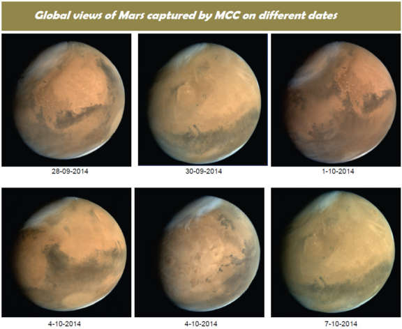 Six global views of Mars from Mars Orbiter… | The Planetary Society