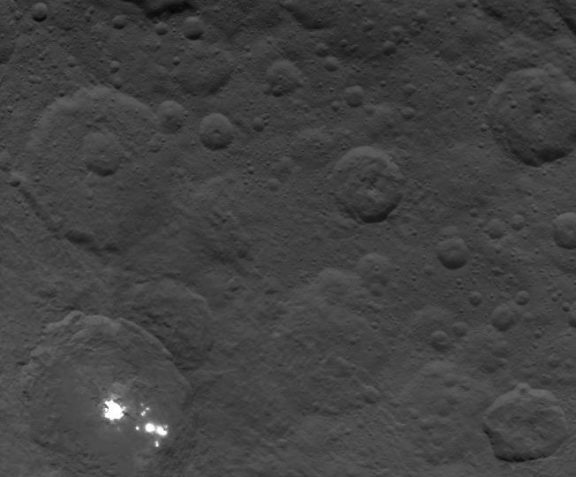 Bright spots in Occator Crater, Ceres | The Planetary Society