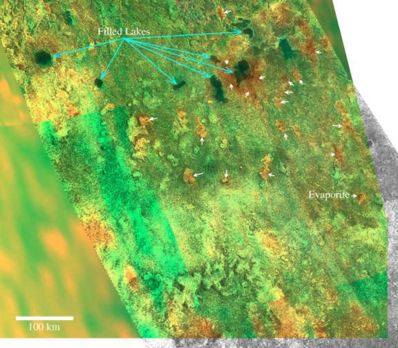 Titan lakes, wet and dry | The Planetary Society