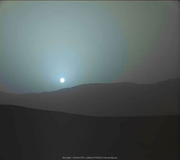 Sunset on Mars | The Planetary Society