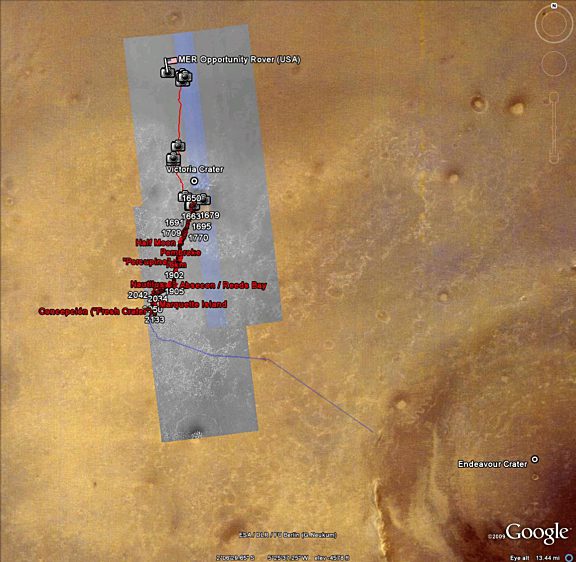 Google Mars: Opportunity | The Planetary Society