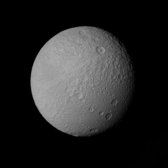Voyager's best image of Tethys | The Planetary Society