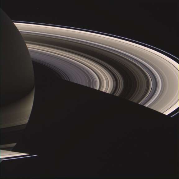 Saturn's night side (color) | The Planetary Society
