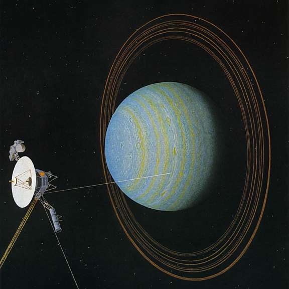 Neptune and Triton from Voyager 2 | The Planetary Society