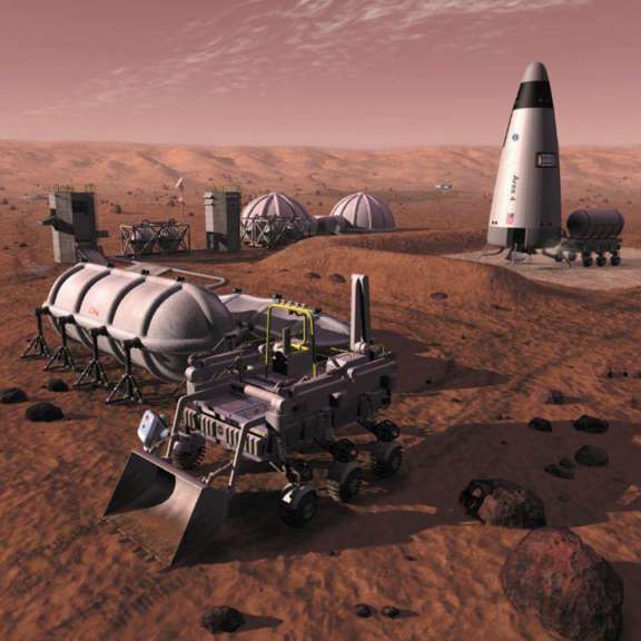 A conceptual Mars outpost making rocket… | The Planetary Society