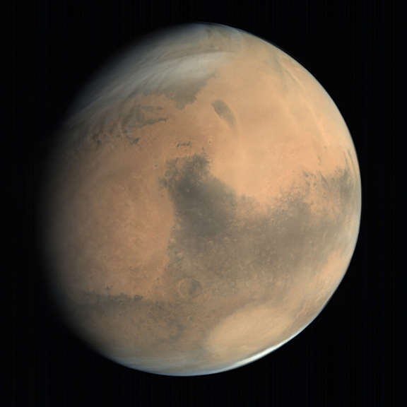 Global view of Mars from MOM: Syrtis Major… | The Planetary Society