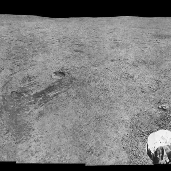 Neil Armstrong parachutes after the LLRV crash | The Planetary Society