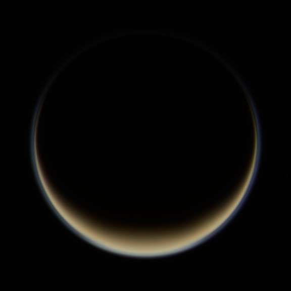 Thin Crescent Titan, 24 July 2012 | The Planetary Society