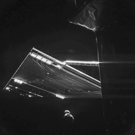 Philae's passenger-side view of comet… | The Planetary Society