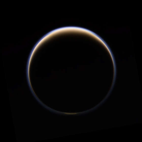 Crescent Titan with a cloud cap? | The Planetary Society