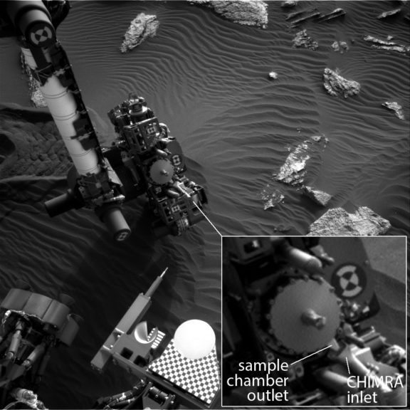 Alignment of the Curiosity drill sample… | The Planetary Society