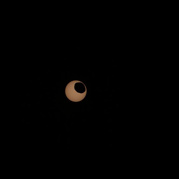 Phobos partial solar eclipse | The Planetary Society