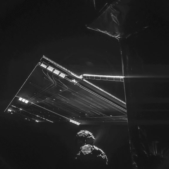 Self-portrait with a comet from 16 kilometers… | The Planetary Society