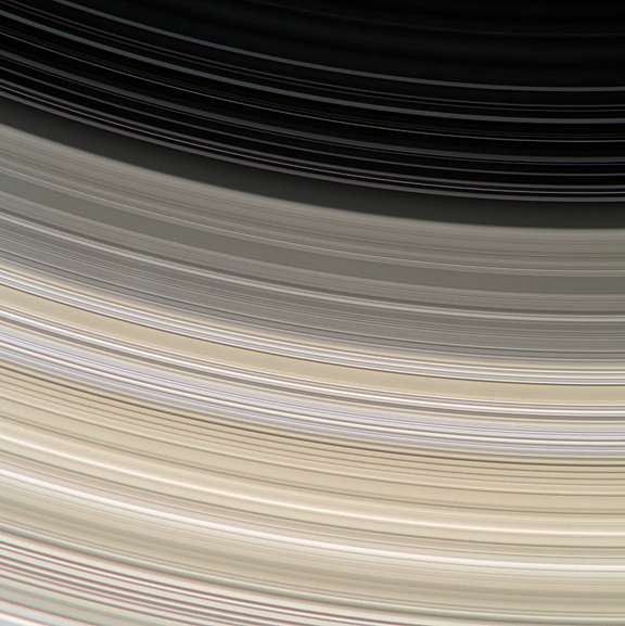 Saturn’s rings from Cassini: colorful ringlets | The Planetary Society