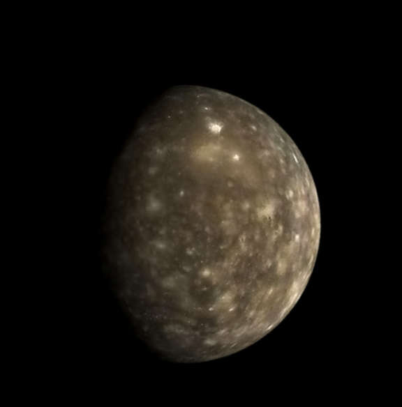 Callisto in color from Galileo orbit C3… | The Planetary Society