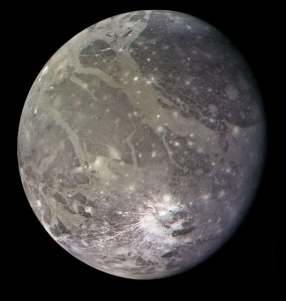 Ganymede in color from Voyager 2 | The Planetary Society