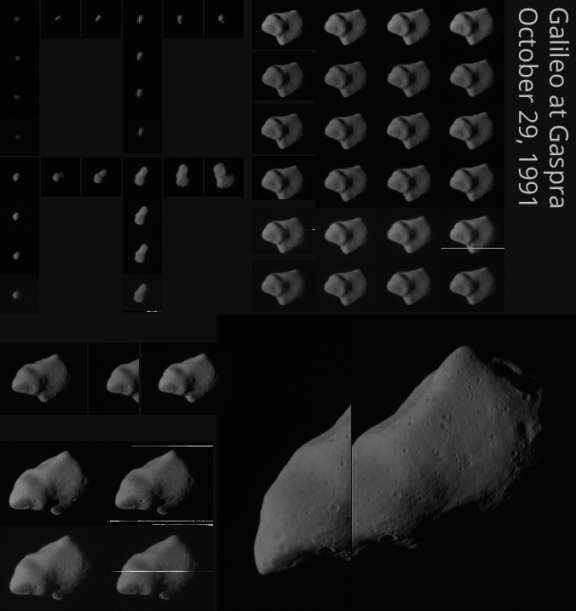 Galileo's complete Gaspra image catalog | The Planetary Society