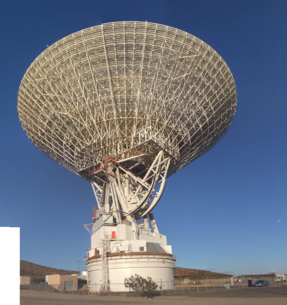 DSS-14 in "stowed" position | The Planetary Society
