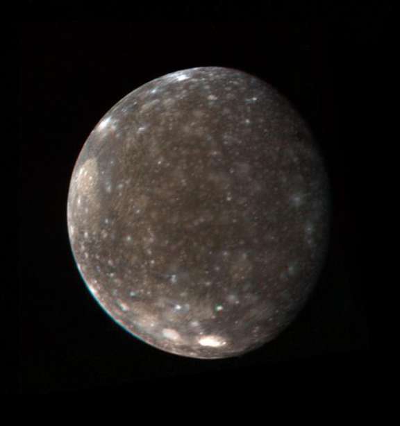 Voyager 1 global color view of Callisto | The Planetary Society