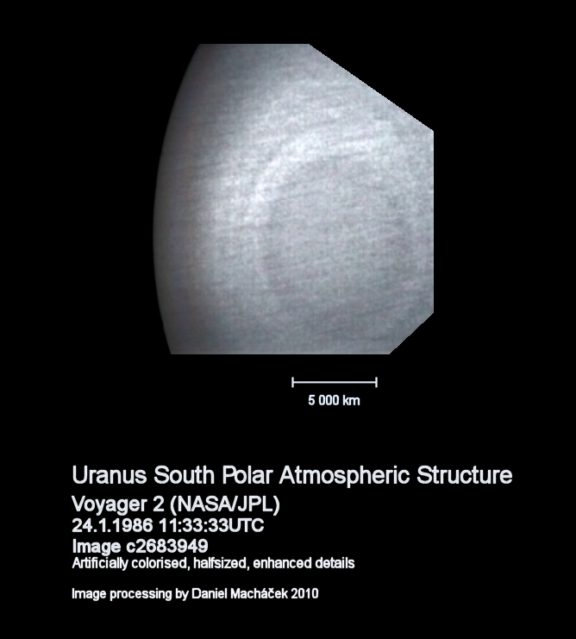 Uranus South Polar Atmospheric Structure | The Planetary Society