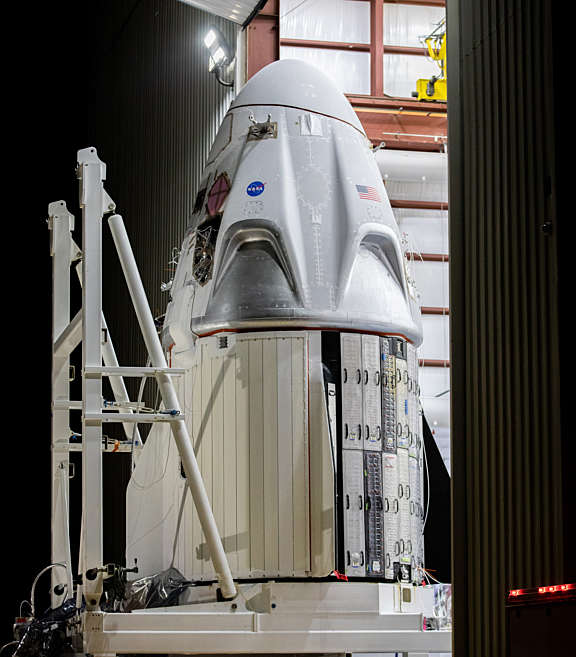 Spacex Crew Dragon At Launch Complex 39a The Planetary Society