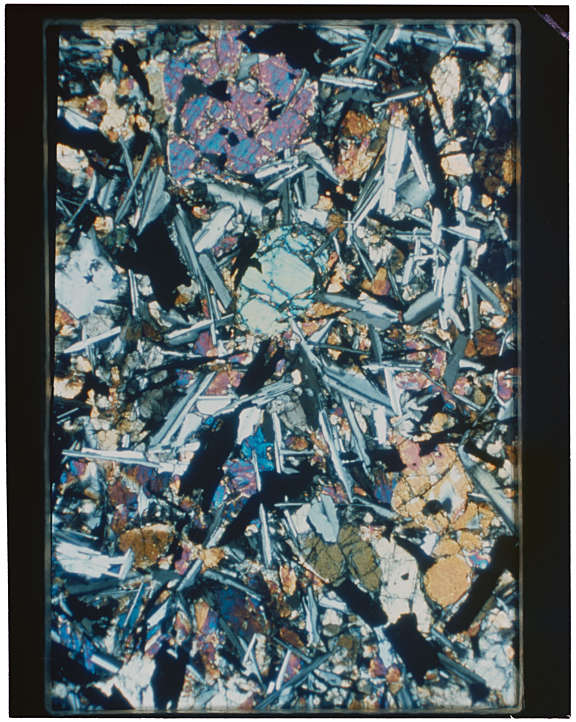 Petrographic thin section of Apollo 11 sample… | The Planetary Society