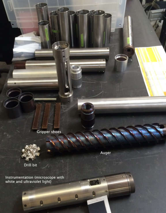 Planetary Deep Drill components | The Planetary Society