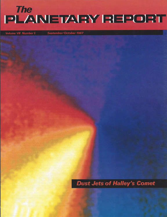 Dust Jets of Halley's Comet | The Planetary Society