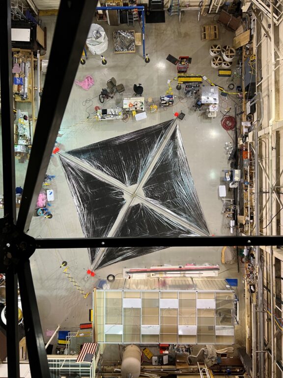 ACS3 flight sail testing | The Planetary Society