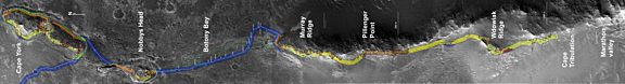 Geologic mapping along the traverse so far | The Planetary Society