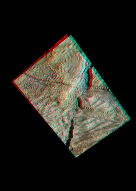 3D Anaglyph of Conamara Chaos, Europa | The Planetary Society
