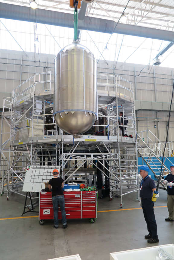 Orion eSTA raising propellant tank | The Planetary Society