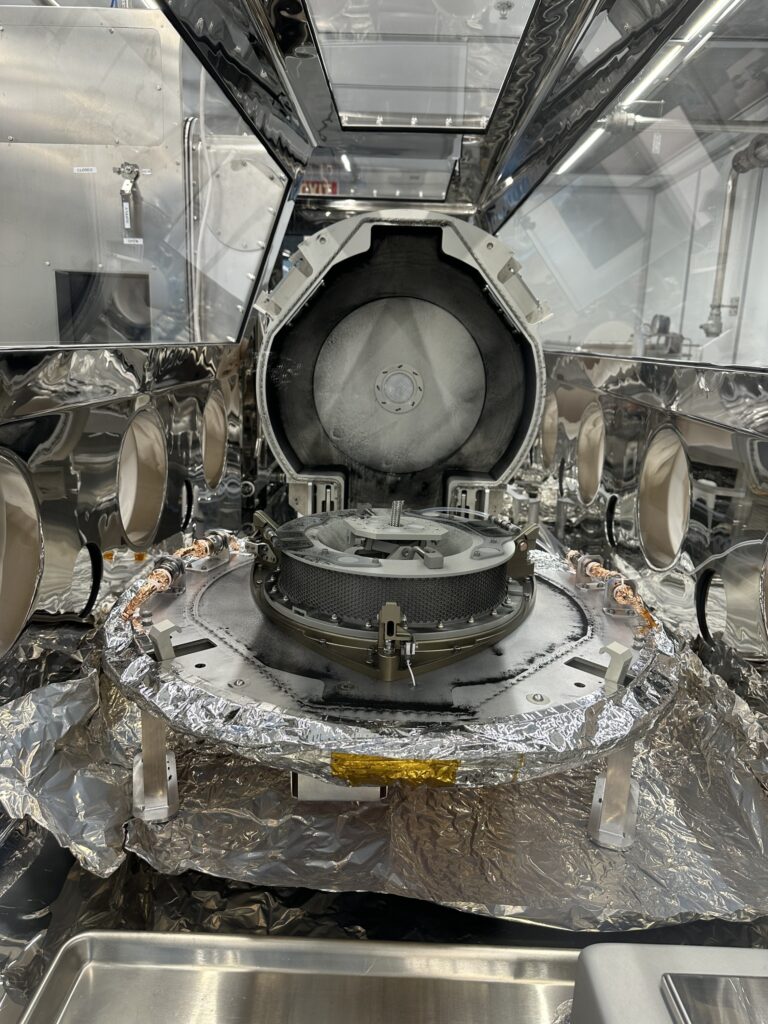Osiris Rex Tagsam With Black Dust The Planetary Society