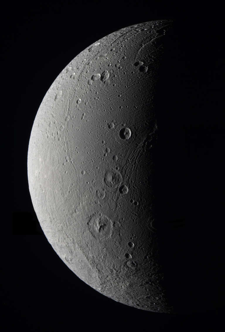 Dione in approximate true color | The Planetary Society