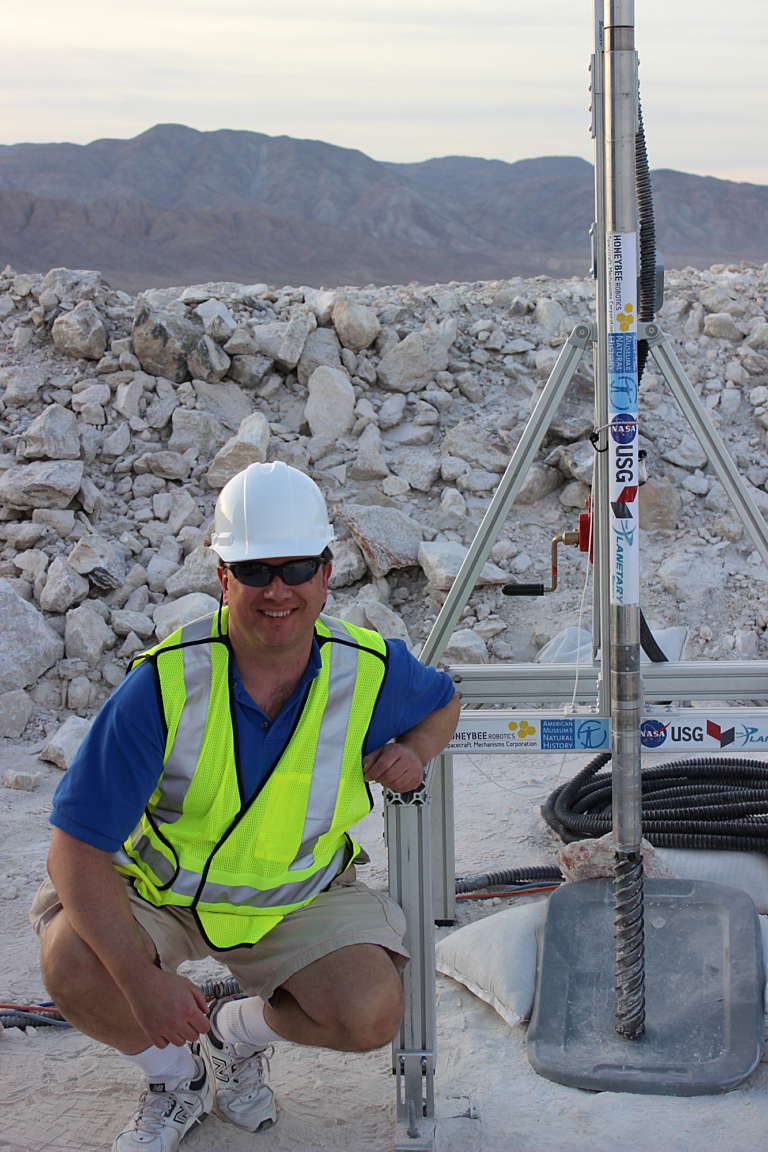 Bruce Betts with the Planetary Deep Drill | The Planetary Society