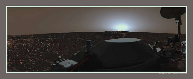 Sunset over the Viking Lander | The Planetary Society