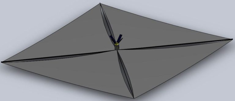 LightSail 1 in Deployed Configuration | The Planetary Society