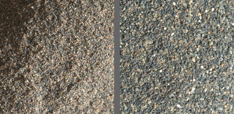Fine and coarse fractions of Namib dune sand | The Planetary Society