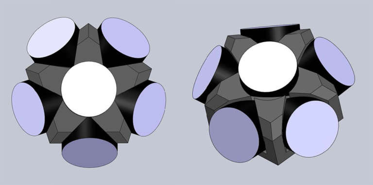LightSail corner cube array, two views (draft… | The Planetary Society