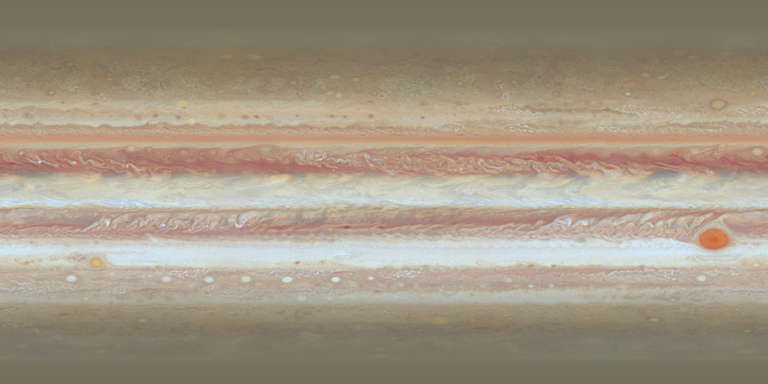 Jupiter texture map for animation | The Planetary Society