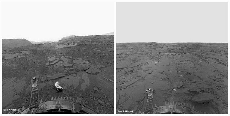 Images of Venus's surface from Venera 13 | The Planetary Society