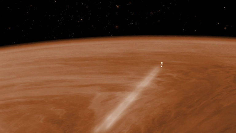 Venus Express aerobraking (wide) | The Planetary Society